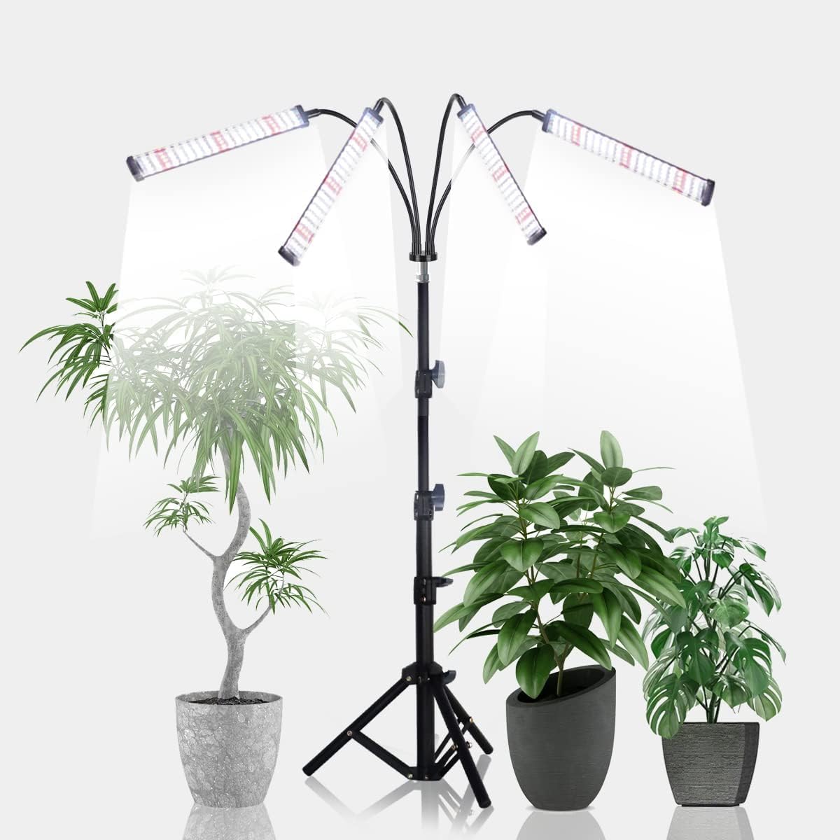 Amazon.com: Grow Light with Stand, 200W 6000K Full Spectrum Gooseneck ...