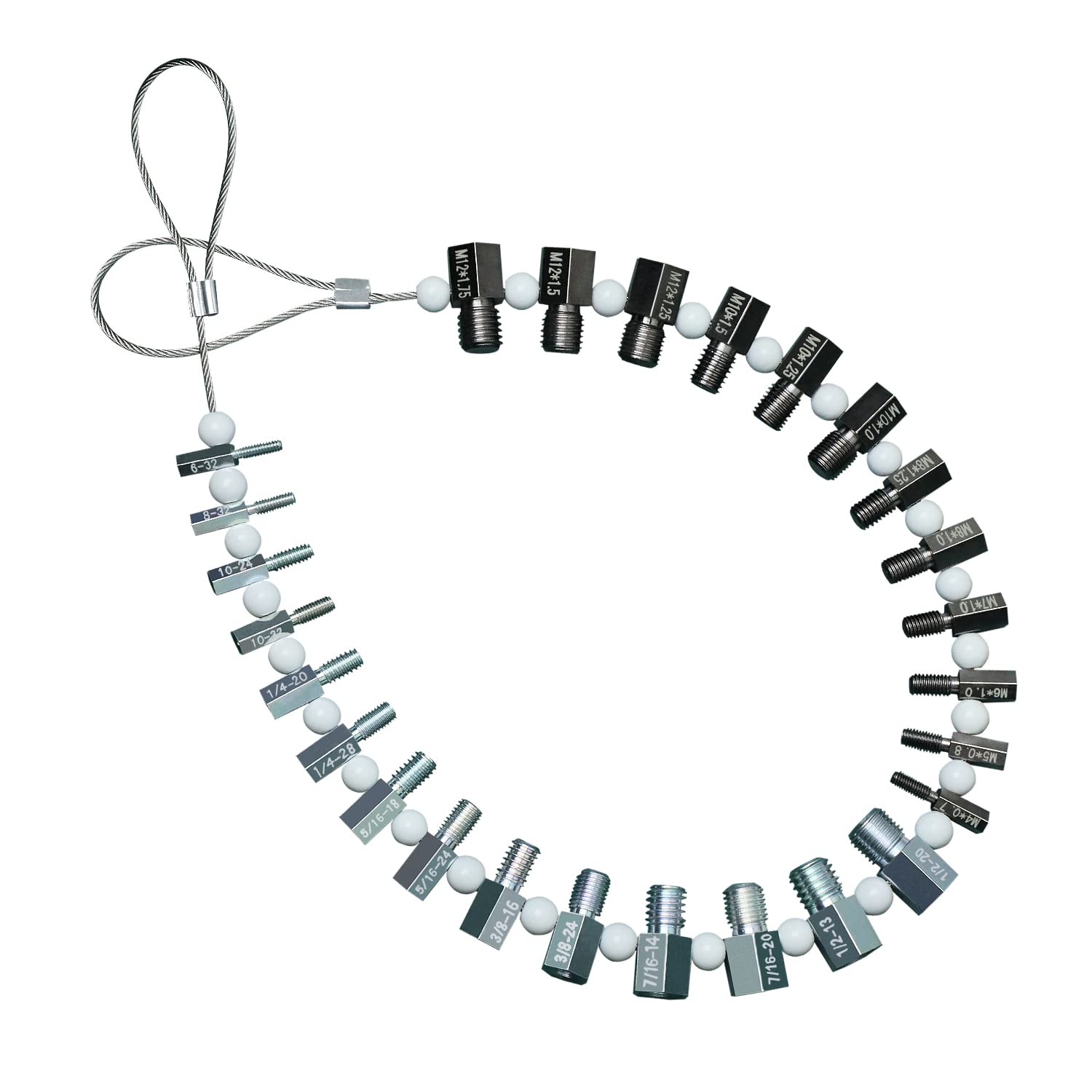 Buy Nut Bolt Thread Checker Complete SAE Inch And Metric Set 26