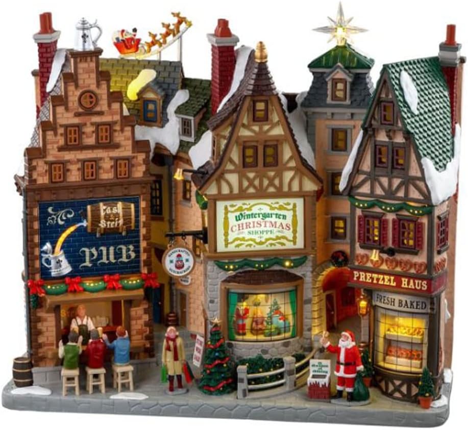 Amazon.com: Lemax Village Collection Christmas City, Battery Operated ...