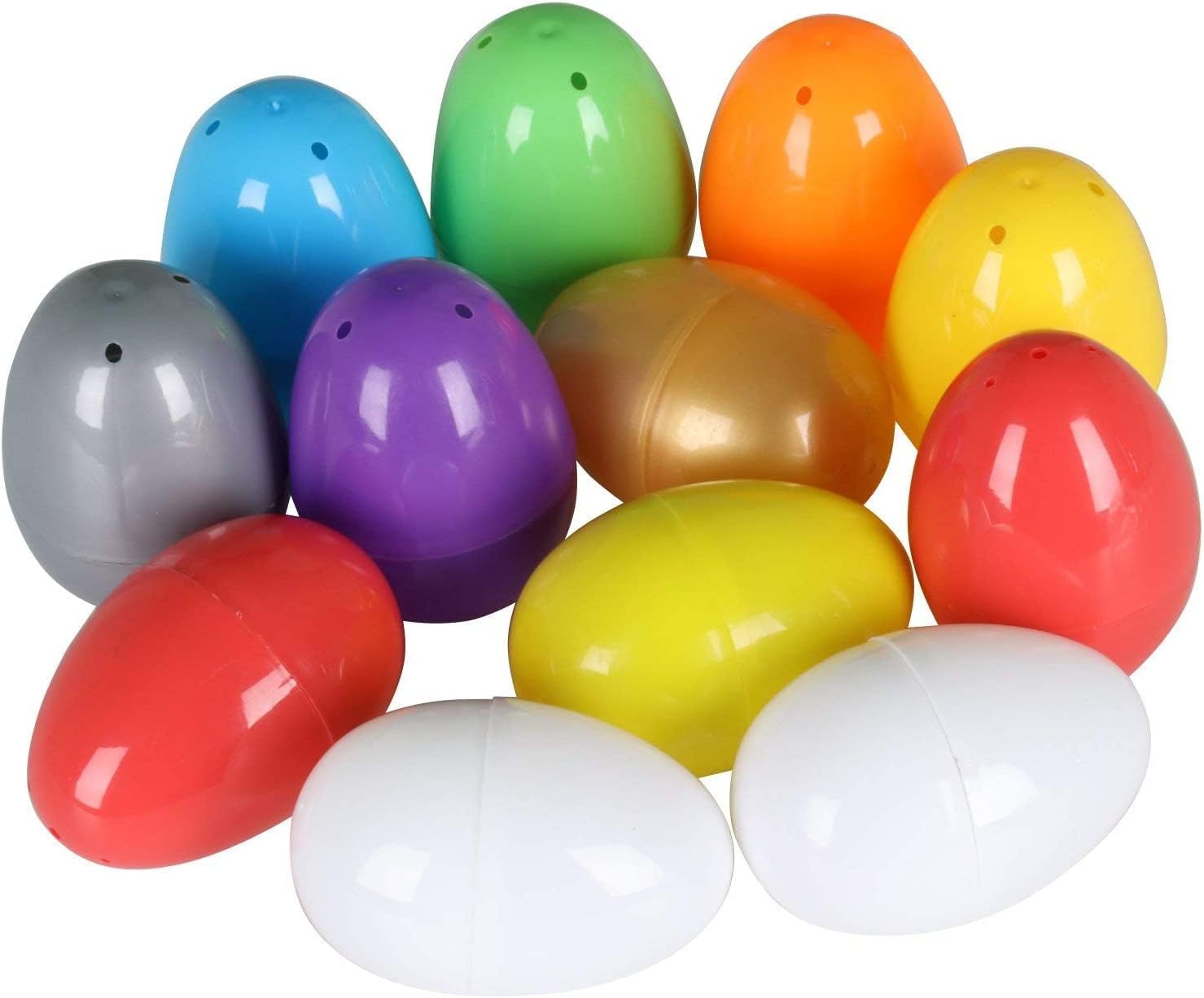 Electoys Fillable Plastic Surprise Easter Eggs Fill With Easter Gifts ...