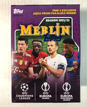2021-22 Topps Merlin Soccer Futbul Factory Sealed Blaster Box 32 Cards ...