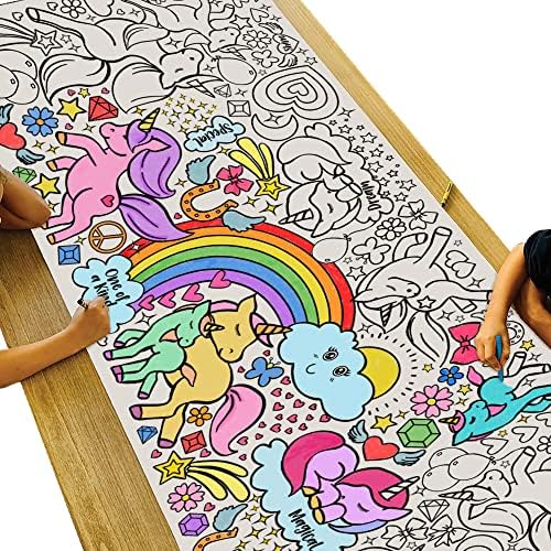 Amazon.com: Tiny Expressions Giant Coloring Poster for Kids - 30 x 72 ...