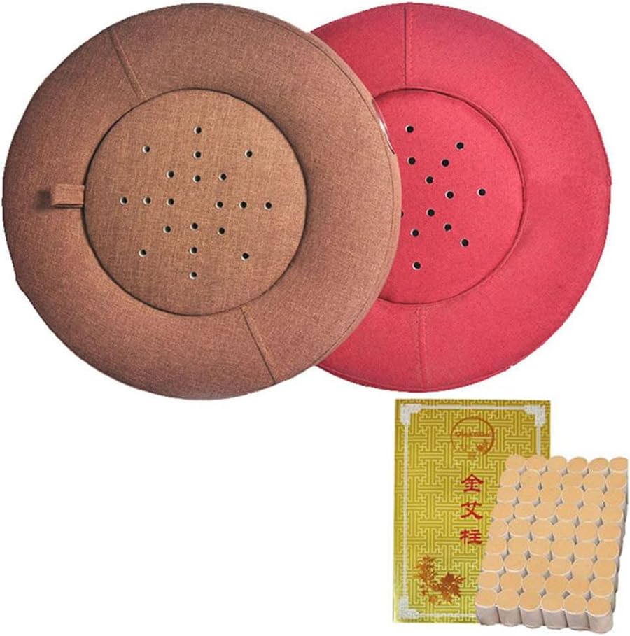 Amazon.com: Smokeless Moxibustion Cushion Set, Moxa Cone Burner Box ...
