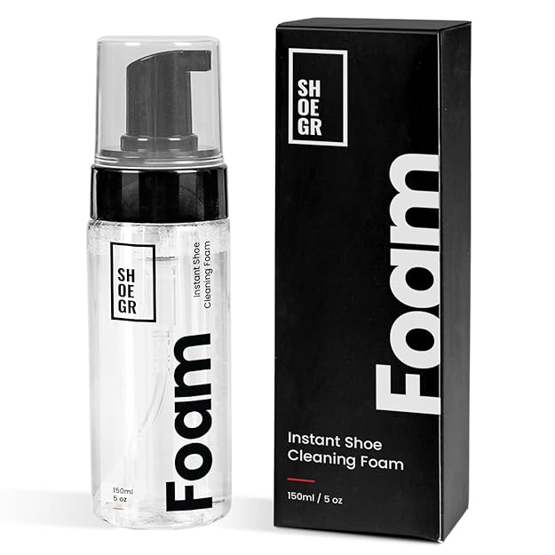 Buy SHOEGR Instant Shoe Cleaning Foam (150ml) | White Shoe Cleaning ...