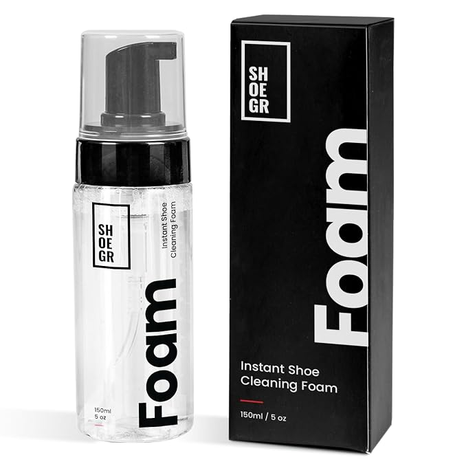 Buy SHOEGR Shoe Cleaner Foam | 150ml Shoe Cleaning Foam Spray for ...
