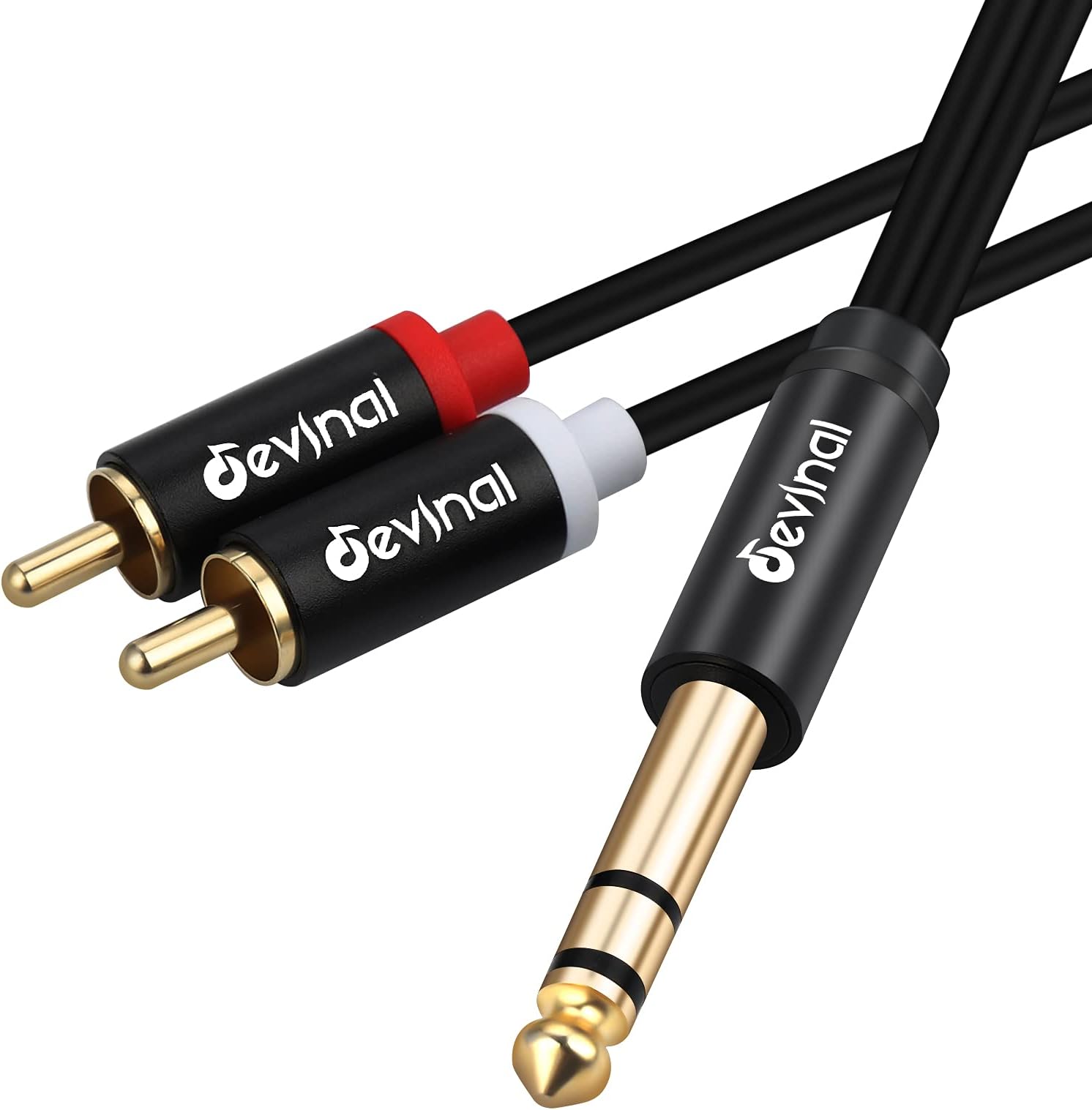 Amazon.com: Amazon Basics 3.5 Aux to 2 x RCA Adapters, Audio Cable for ...