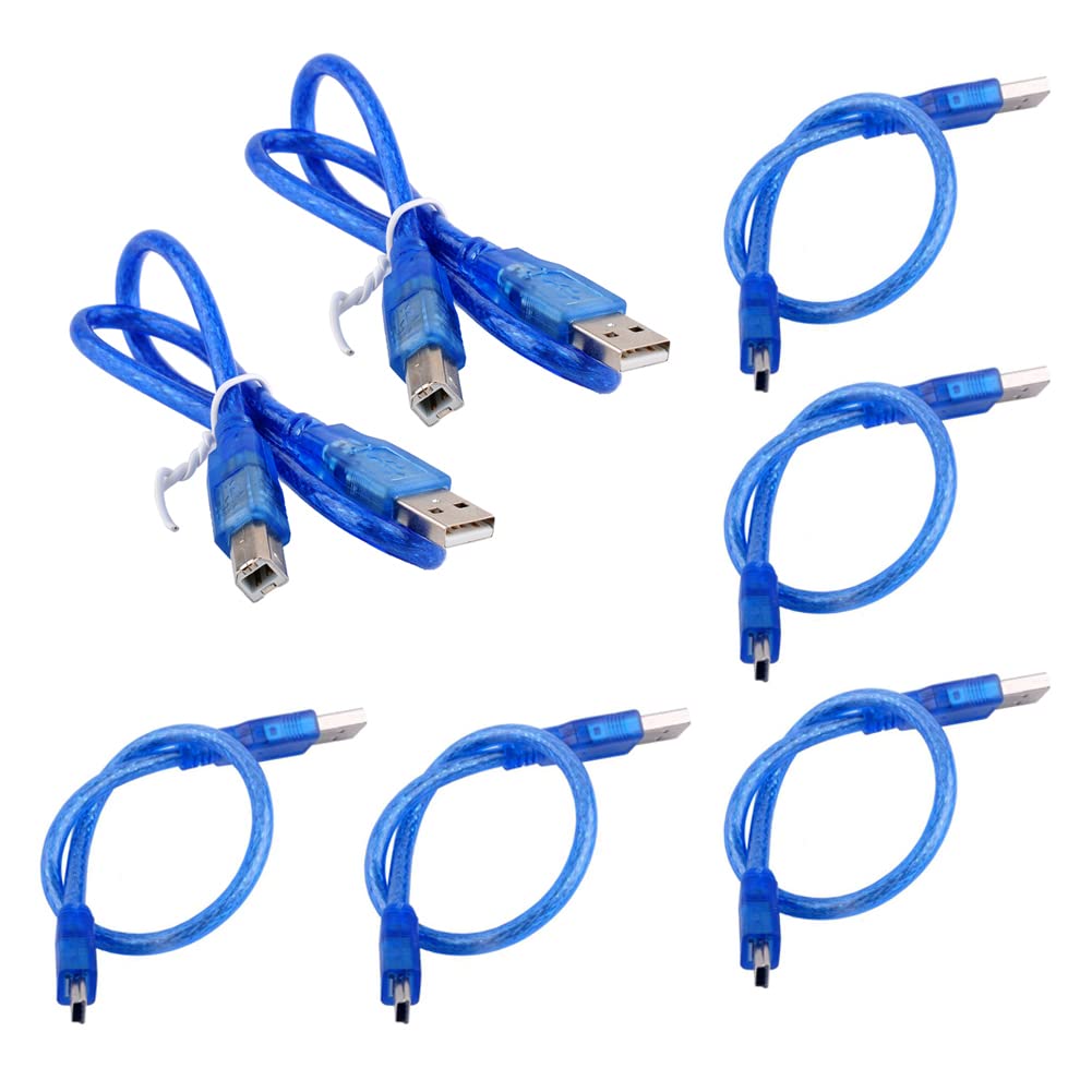 Amazon.com: DIYmall USB Cable + Mini USB Cable for Arduino : Electronics