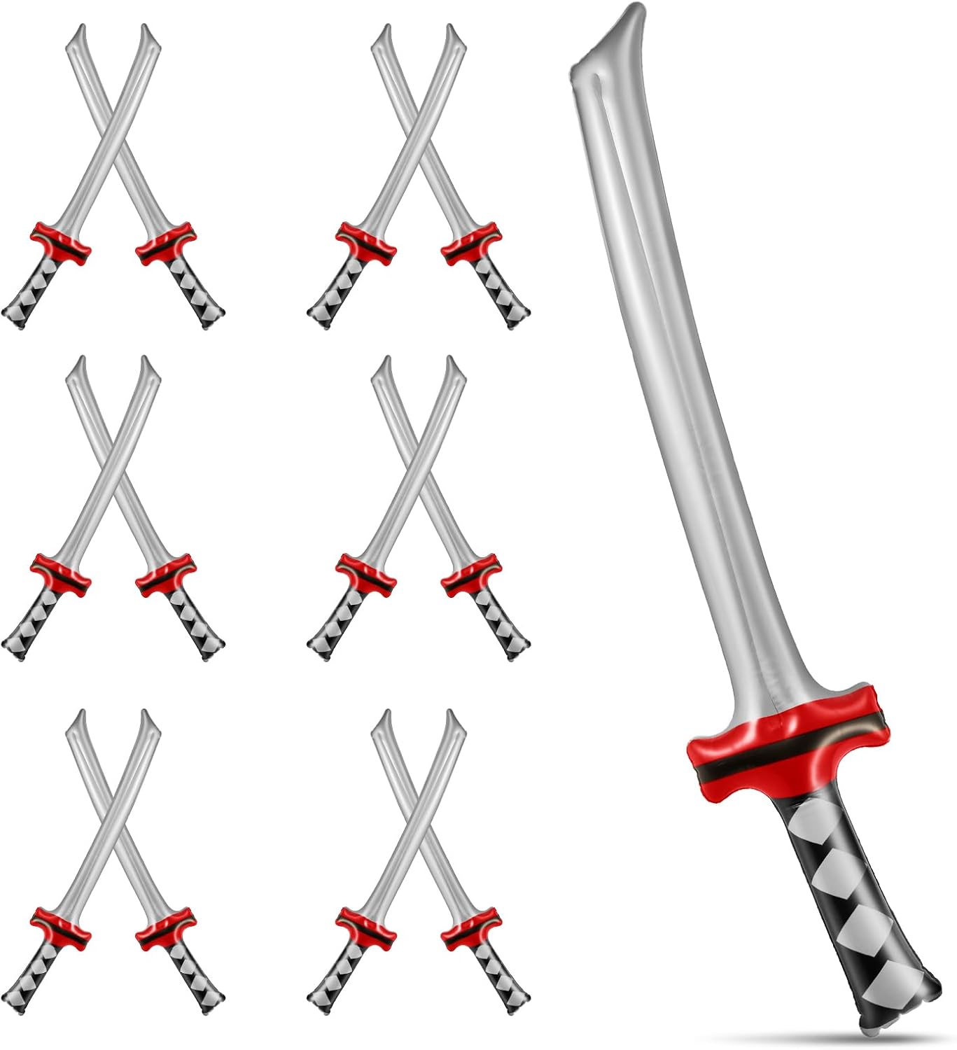 PEUTIER 12pcs Inflatable Swords, Inflatable Toy Swords Inflatable ...