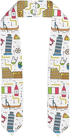 Amazon.com: YIPOCH Architecture Fashion Graduation Stole Class of 2024 ...