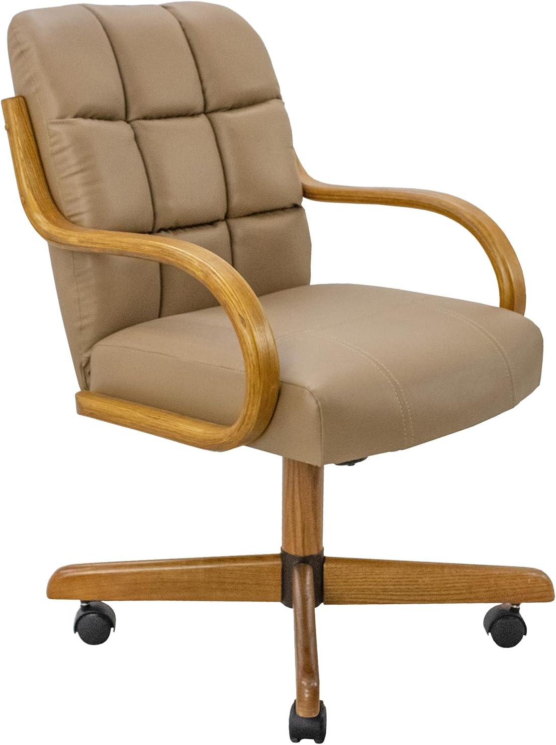 Amazon.com - Caster Chair Company Casual Rolling Caster Dining Chair ...
