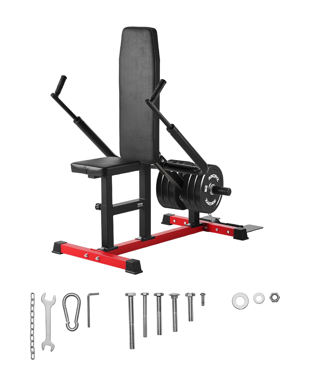 VEVOR Seated Dip Machine, Tricep Bicep Press Down Machine with Cable ...