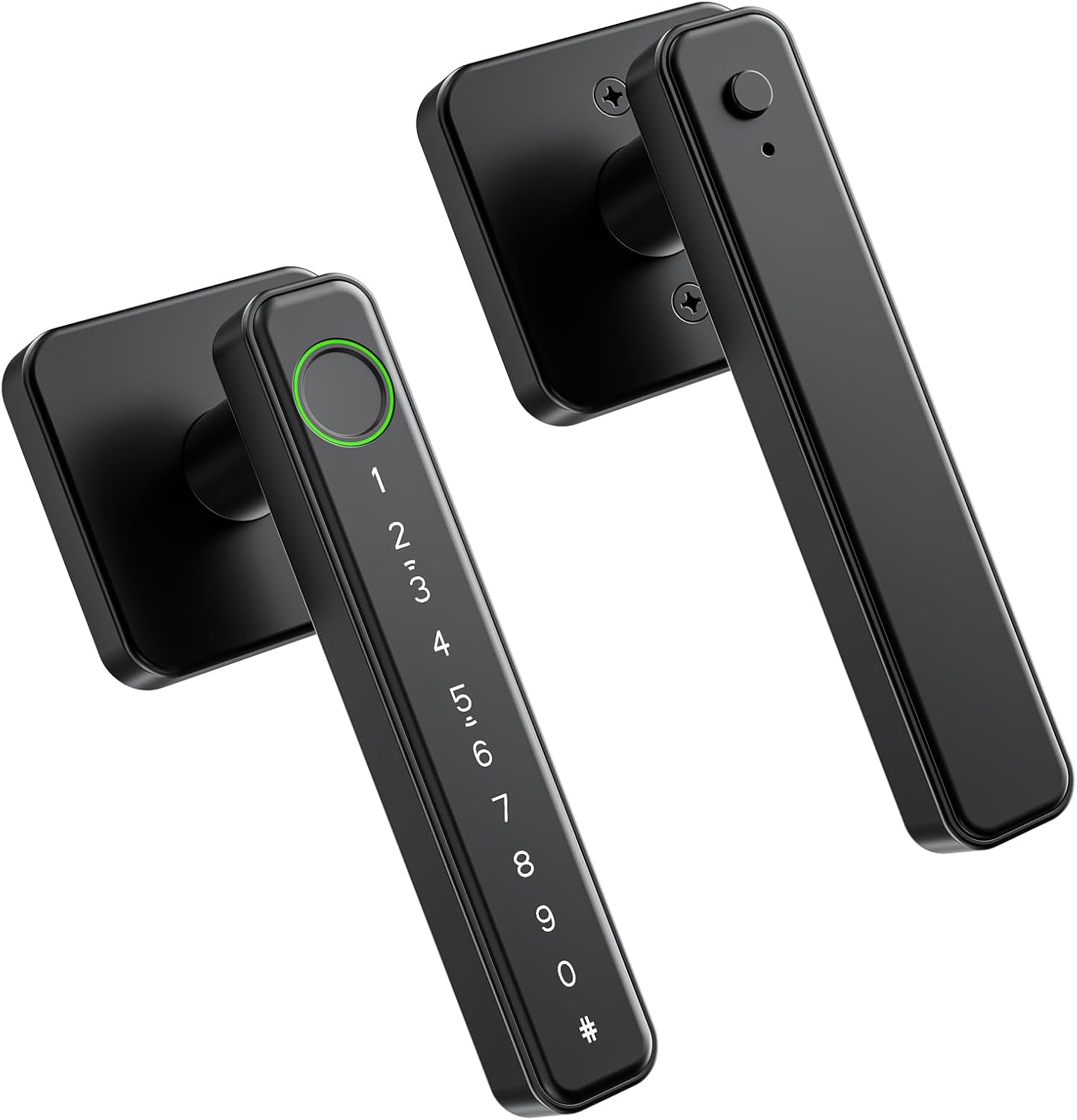 3-in-1 Smart Door Knob with Fingerprint Password Key | Auto Smart Knob ...