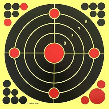 Amazon.com: Techhunter 12" Shooting Target Paper : Sports & Outdoors