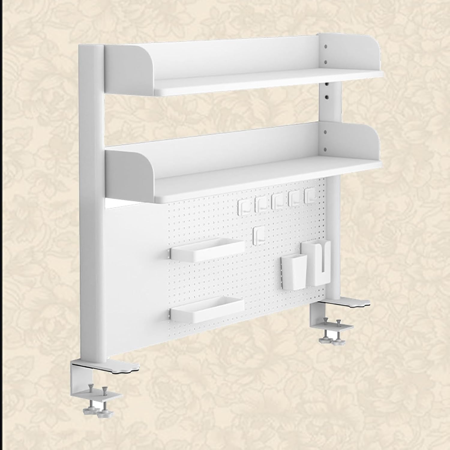 Amazon.com: Desk Extender Pegboard Workstation - Clamp On Desk ...