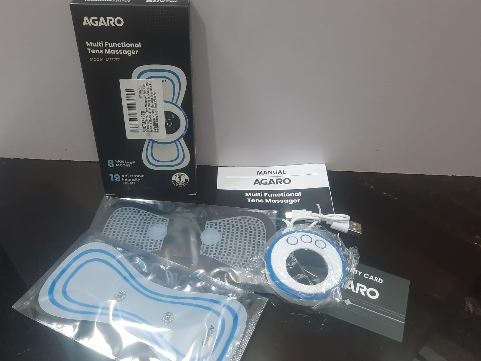 AGARO MT1717 Tens Massager For Pain Relief, 8 Modes & 19 Strength ...