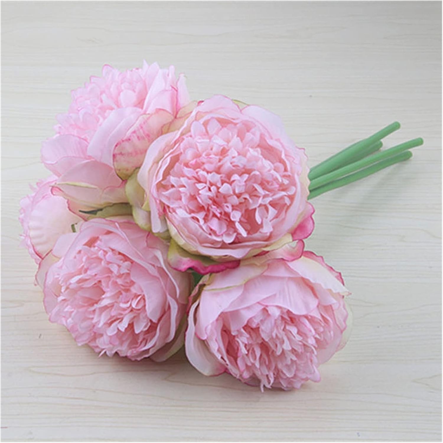Amazon.com: Fake Flowers 5pcs Big Peony Artifcial Silk Flower Wedding ...