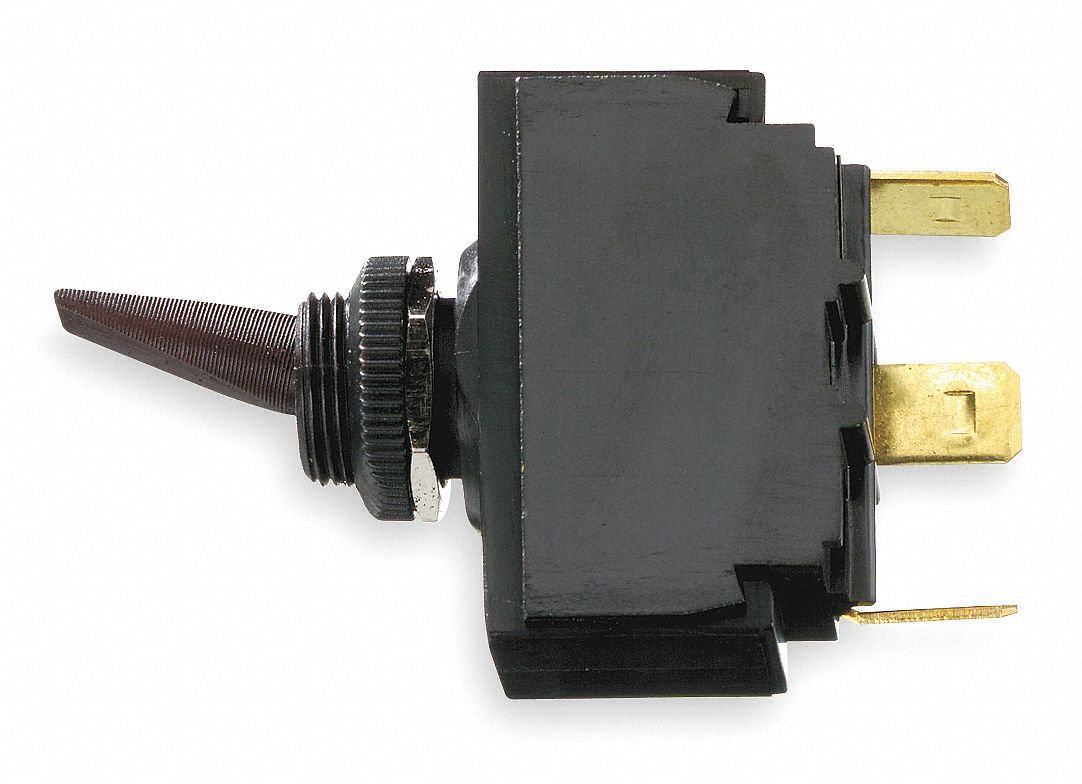 Hubbell Wiring Systems M123SP Standard Toggle Switch with 1 Key, Single ...