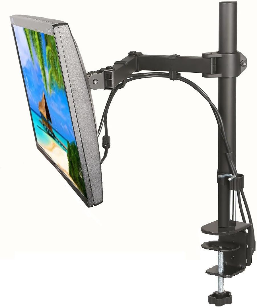 Amazon.com: EasyMountLCD EZM Basic Single Monitor Mount Stand Desktop ...