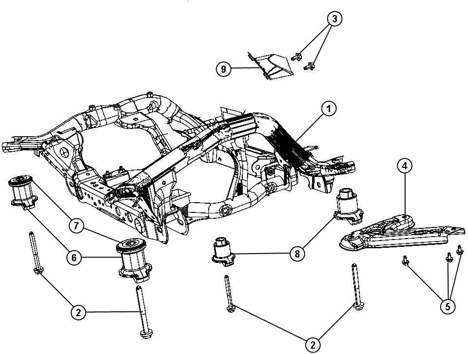 Amazon.com: Mopar Performance 52124754AC MOPAR Bushing : Automotive