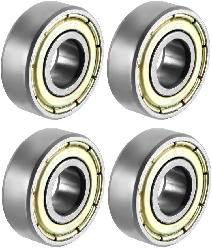 sourcing map 696ZZ Deep Groove Ball Bearing Double Shield 696-2Z ...