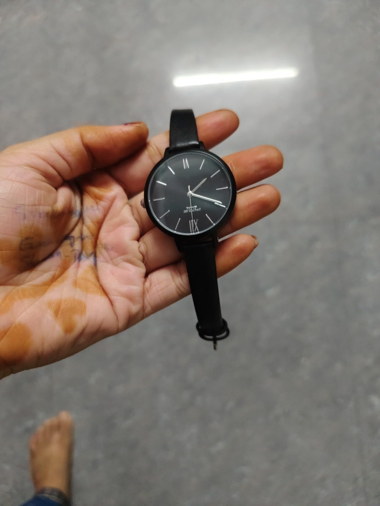 Buy Sonata Poze Quartz Analog Pink Dial Leather Strap Watch for Women ...