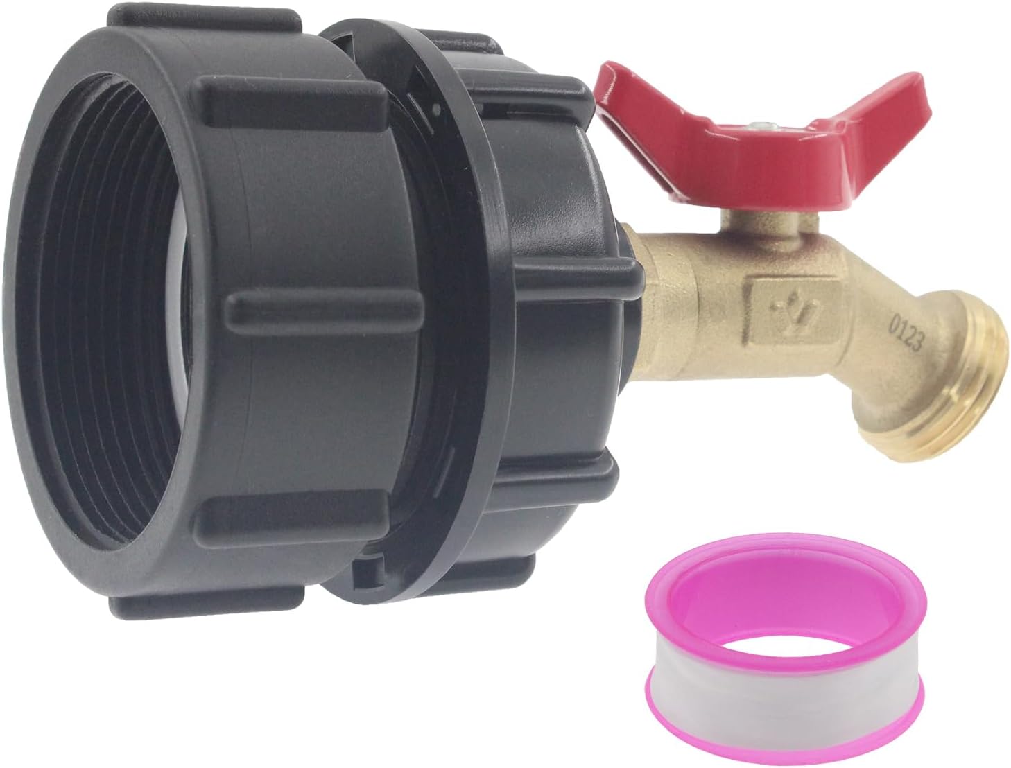 Amazon.com : 275-330 Gallon IBC Tote Water Tank Adapter,SAFYY IBC Tote ...