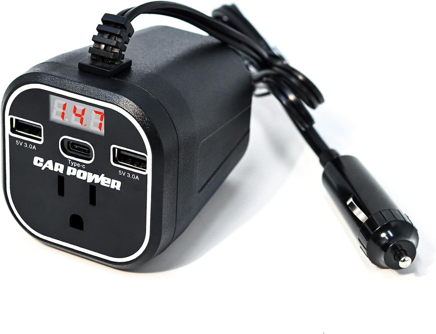 Amazon.com: FAMIDGE 200W Car Power Inverter, Car Inverter 12v to 110v ...