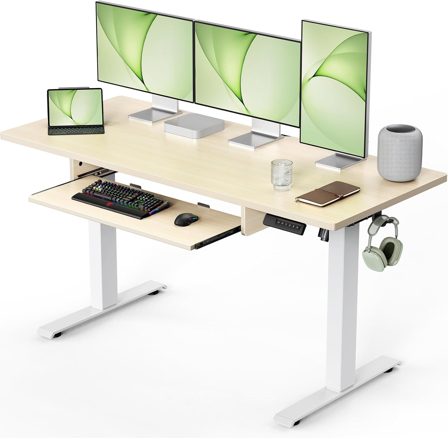 Amazon.com: Marsail Standing Desk Adjustable Height with Extra Large ...
