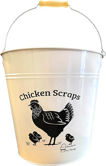Amazon.com: Chicken Scraps Bucket to collect your leftover food to feed ...