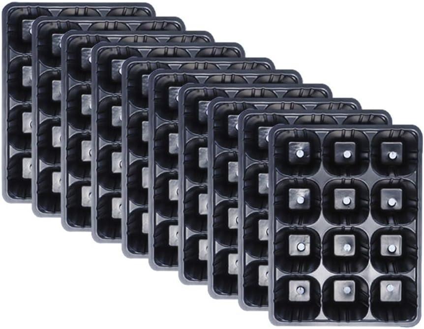 Yard Yard 200 Cells Seedling Plug Trays - 20 PCS Reusable Seed Starter ...