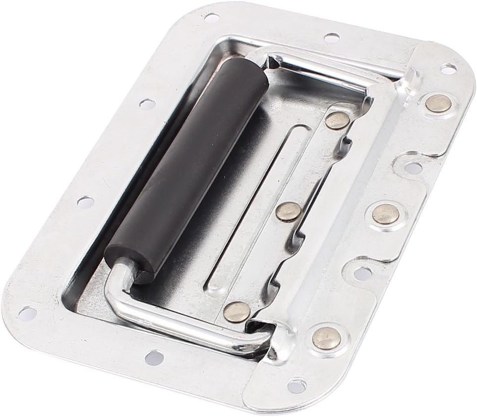 uxcell Door Drawer Spring Metal Recessed Flush Carry Pull Handle Puller ...