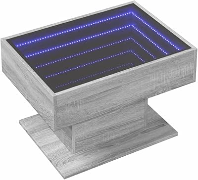 Amazon.com: FUSLITE Infinity Mirror Light Table, Coffee Tables for ...