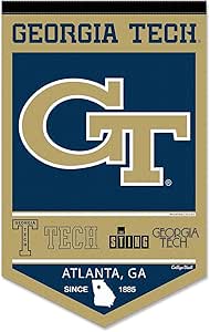 Amazon.com : Georgia Tech Yellow Jackets Heritage History Banner ...