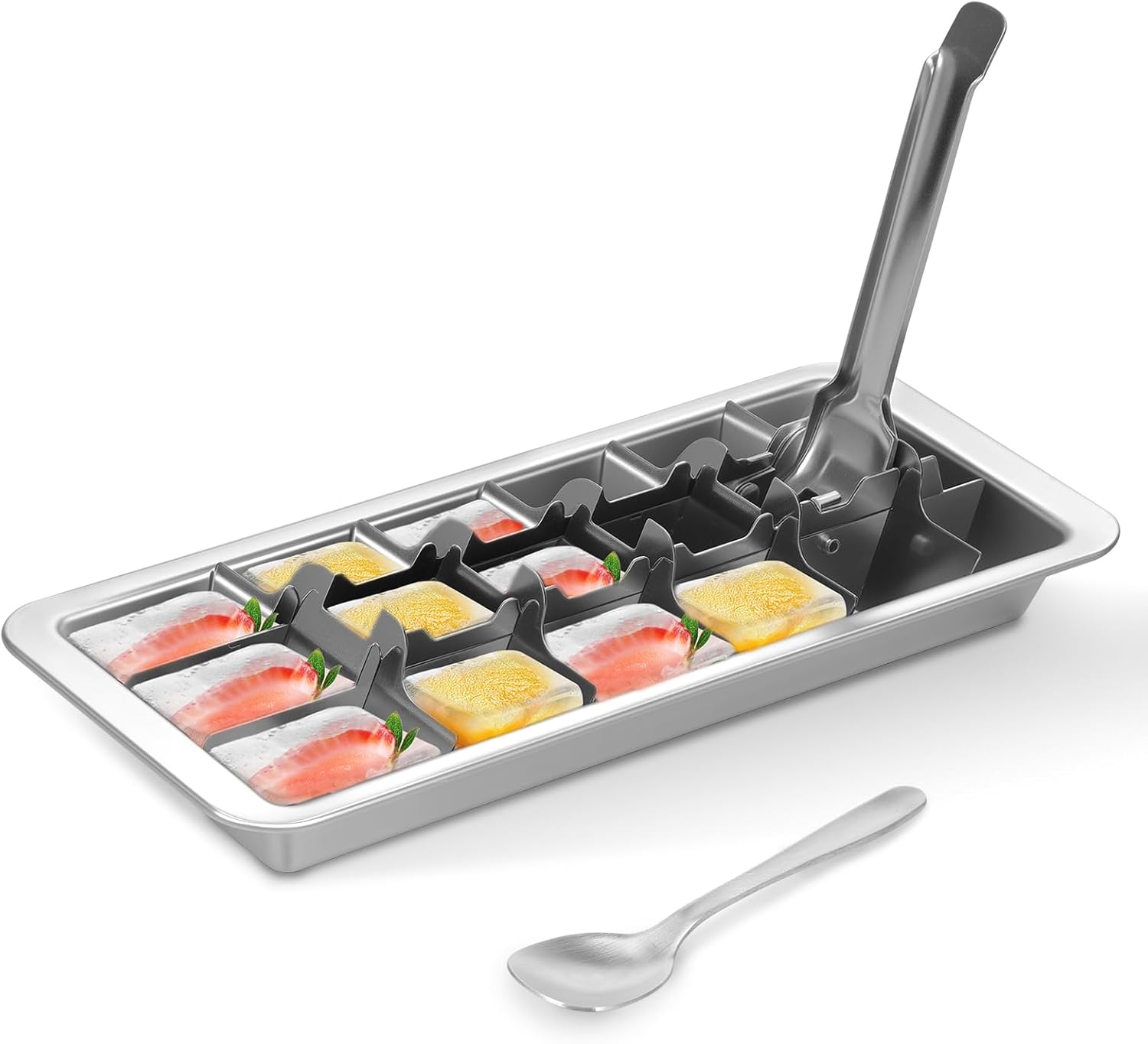 304 Stainless Steel Ice Cube Trays for Freezer, Vintage Inspired Ice ...