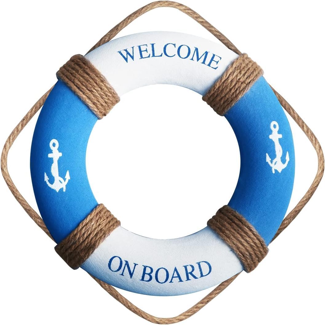 Amazon.com: 20" Lifering Nautical Decorative Life Ring Buoy Home Wall ...