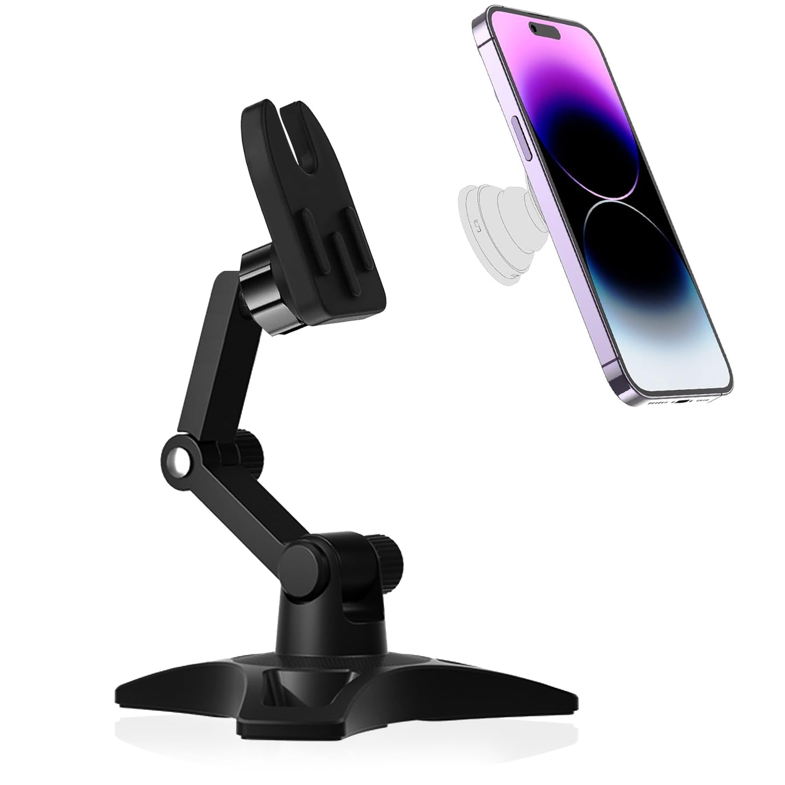 Amazon.com: Cell Phone Stand Works for Popsocket, Height Angle ...