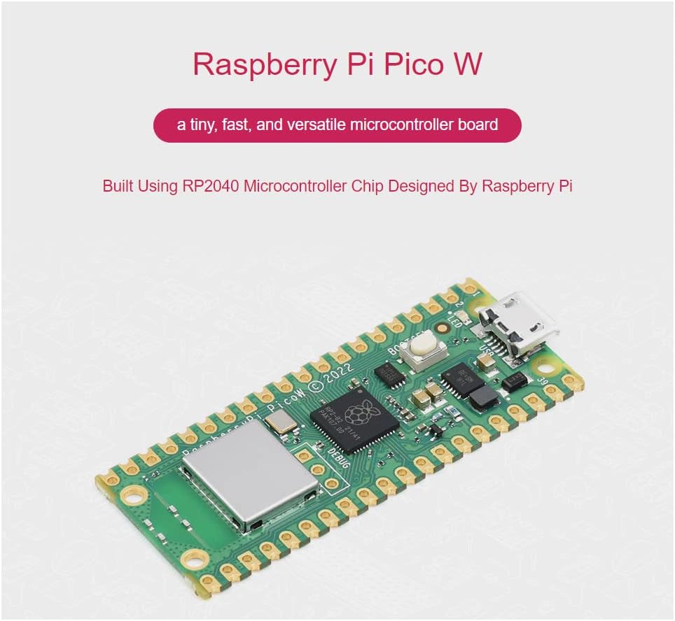 Buy Waveshare Pre Soldered Raspberry Pi Pico W Microcontroller Board Basic Kitbuilt In Wifi