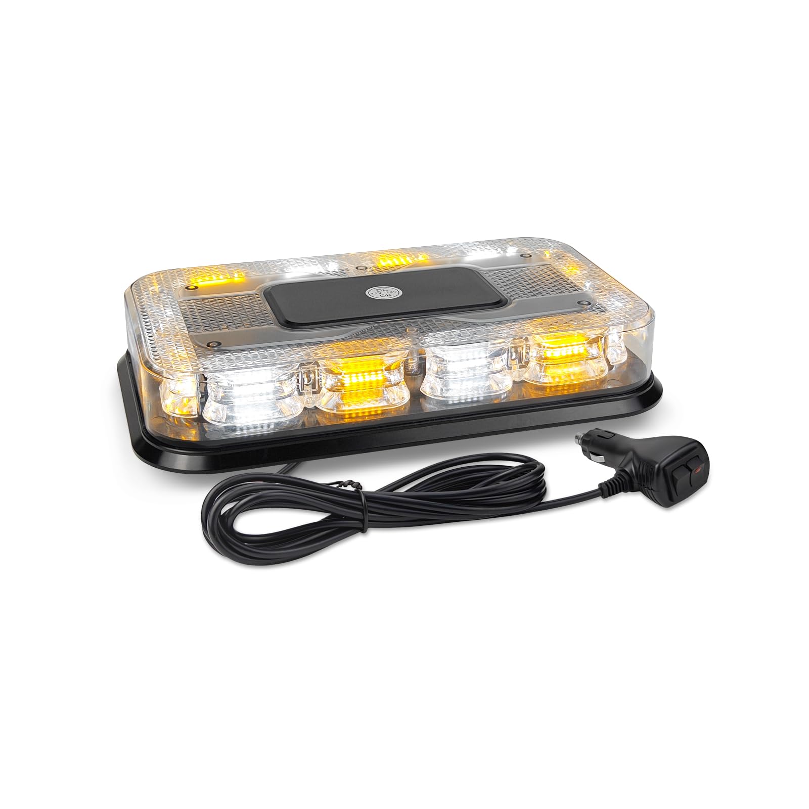 Amazon | FOXCID 12インチ 36 LED 18ワット 緊急時の危険警告 セキュリティ ルーフトップ フラッシュ ストロボ ミニライトバー 磁気マウント付き プラウまたはレッカー ...