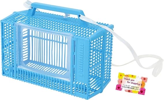 Amazon | 【昆虫採集に便利な虫かごです】 むしかごテレビ型 スタンダード 観察に便利な窓つき スライド式扉 ストラップ付き ...