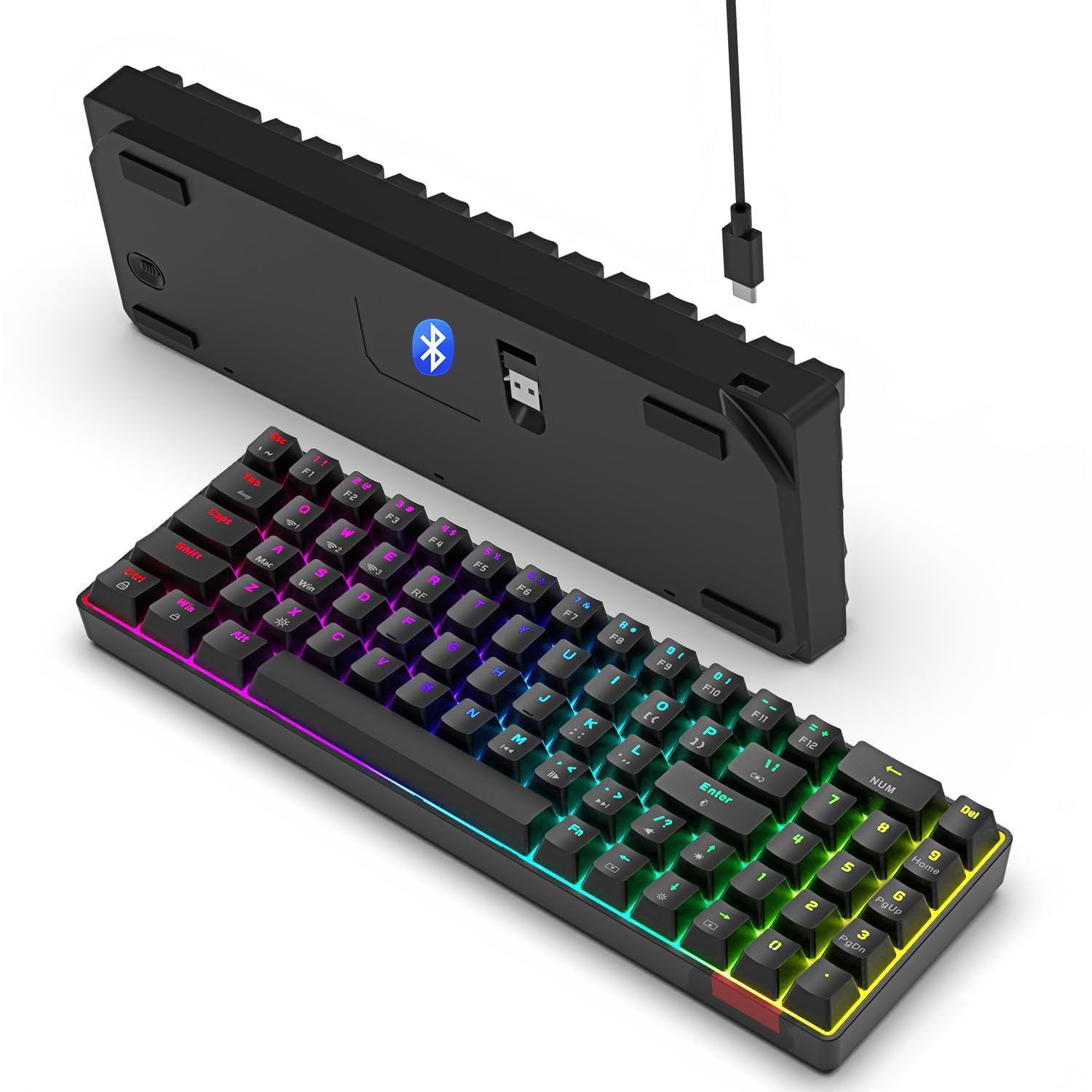 AJAZZ AK692 Compact Hot Swappable Wireless Numeric Keyboard Mechanical ...
