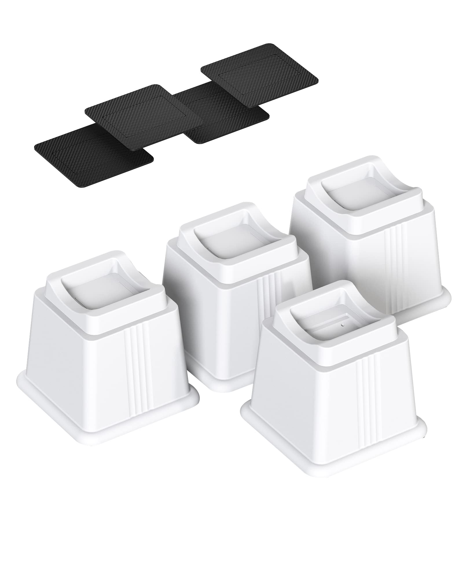 Amazon.com: Nachell Adjustable Bed Furniture Risers Elevate 3" in ...