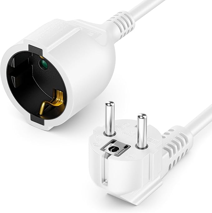 deleyCON 5m Extension Cable Power Cable Power Cord Renewal Protective ...