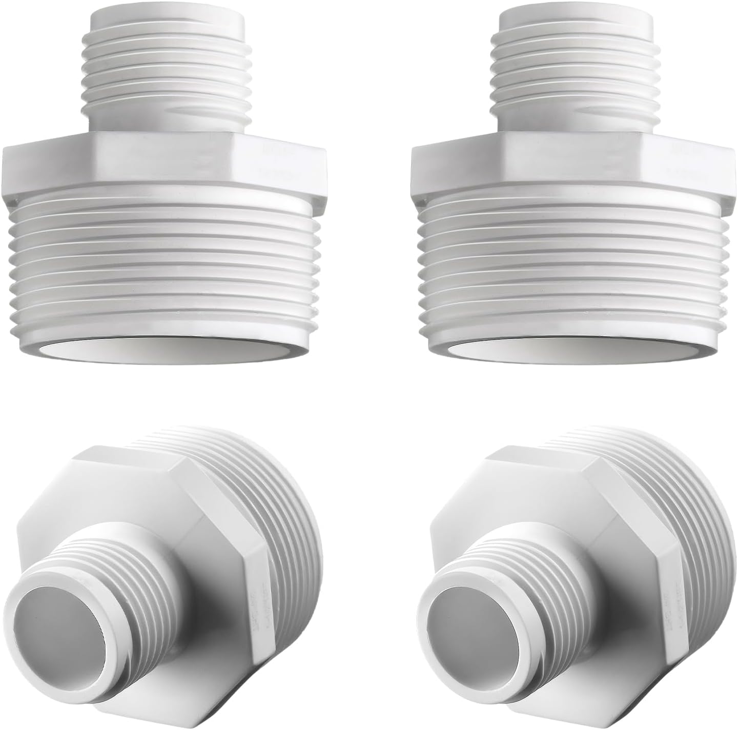 Amazon.com : Van Enterprises PVC Garden Hose Adapter (Male 1.5" NPT x 3 ...