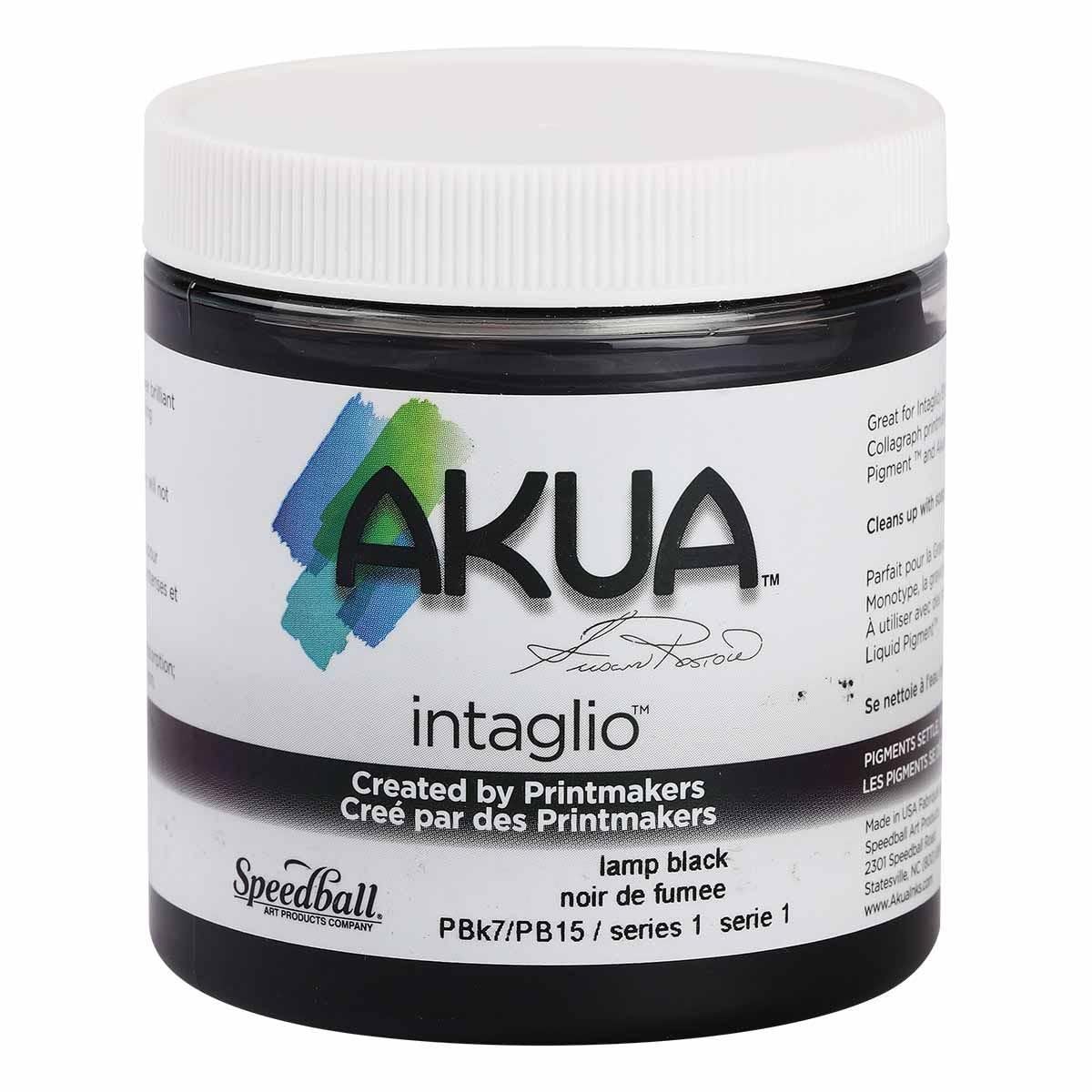 Amazon.com: Akua Intaglio Ink, 8 oz, Lamp Black