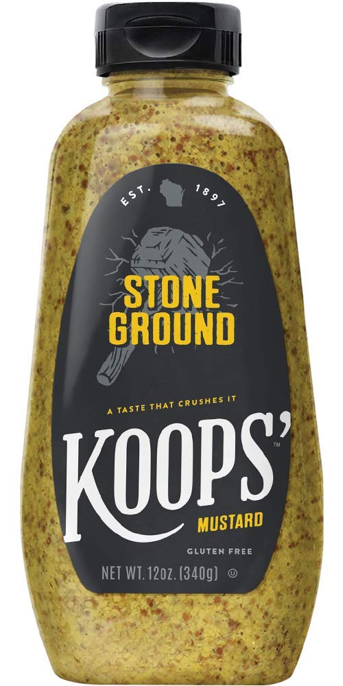 Amazon.com : Koops Stone Ground Mustard, 12 Oz. Bottles (Pack of 6 ...