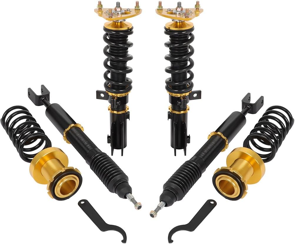 Amazon.com: ASAPE Full Coilovers Suspension Shocks Springs Struts kits ...