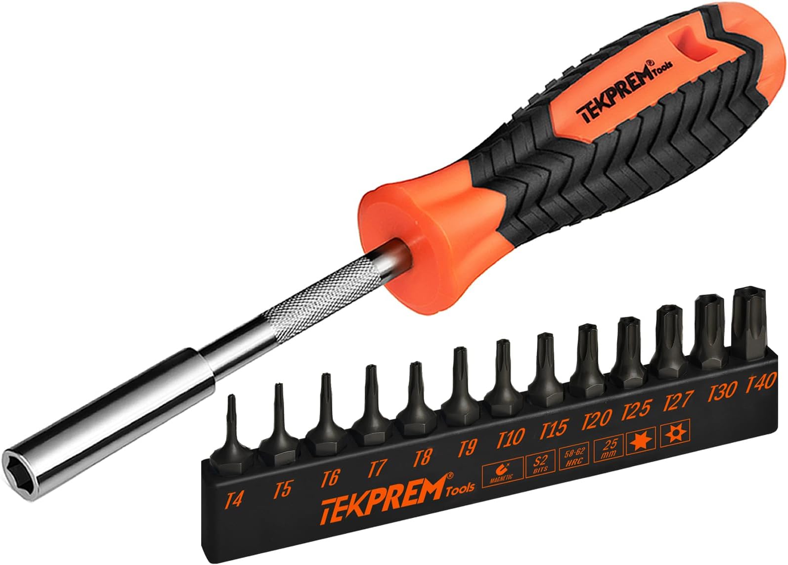 uxcell Torx Bits Set 5pcs 5/32 Inch Hex Shank T2 T3 T4 T5 T6 ...