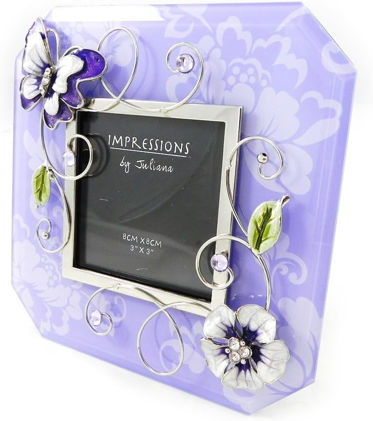 Amazon.com: Picture frames 'Papillon De Soie' purple.: Home & Kitchen