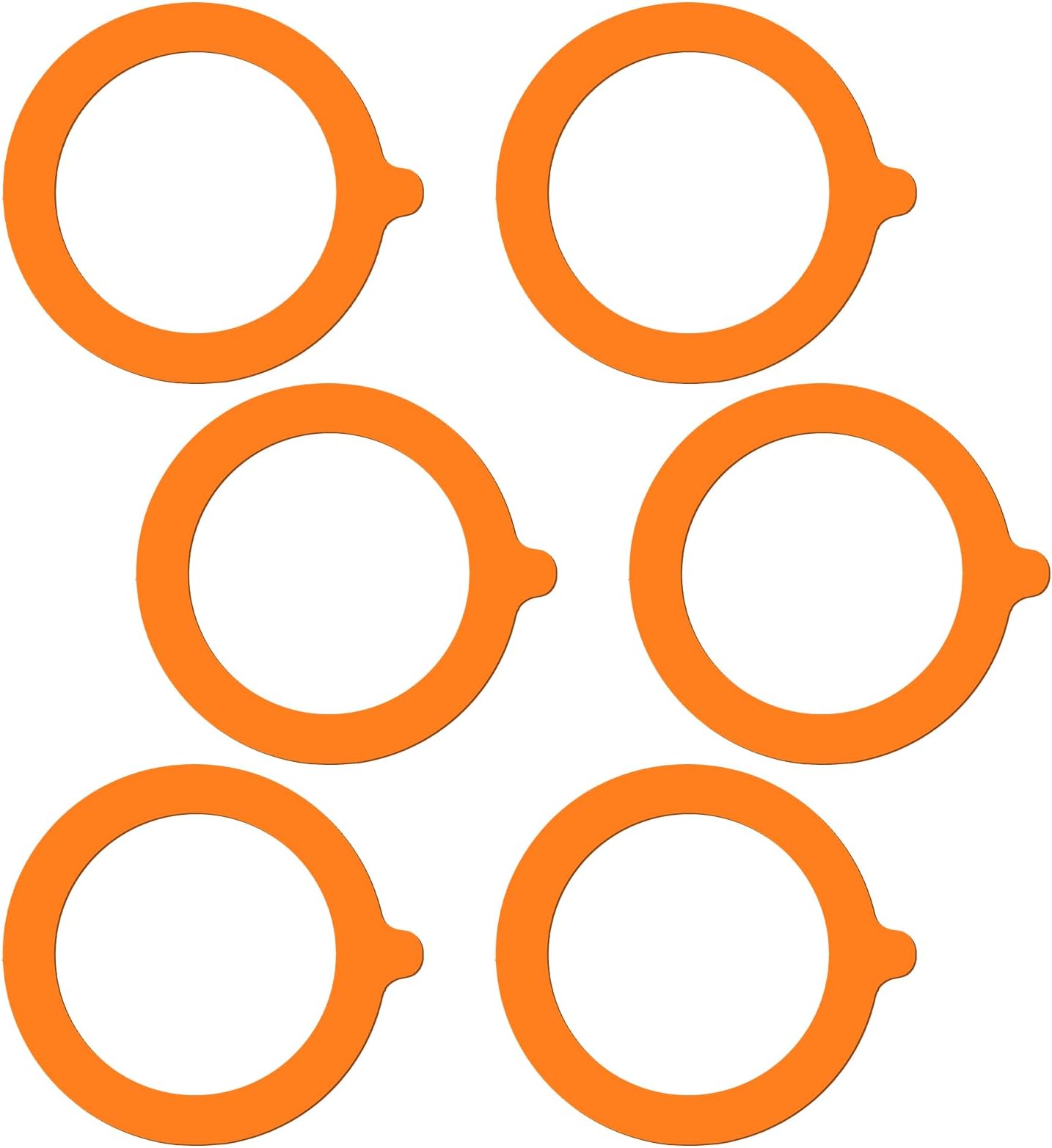 Amazon.com: 4 Pcs Rubber Seals for Glass Jars, 3.75" Silicone Gasket ...