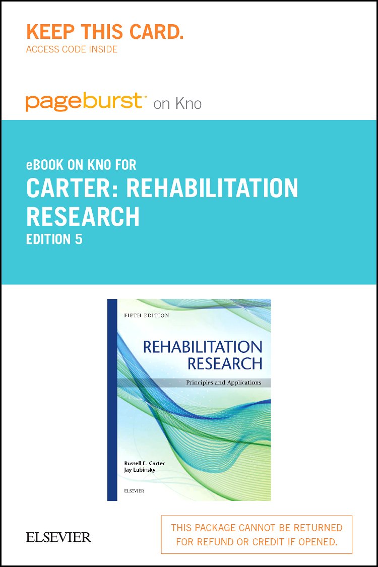 Rehabilitation Research - Elsevier eBook on Intel Education Study ...